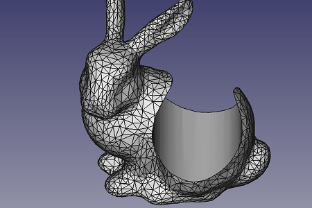 FreeCAD メッシュからソリッドを作成する - XSim